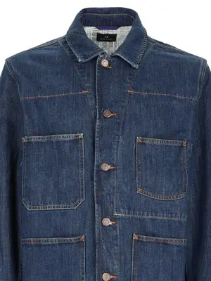 Paul Smith Giacca Chore In Denim