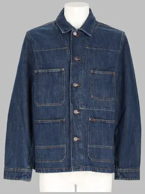 Paul Smith Giacca Chore In Denim
