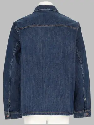 Paul Smith Giacca Chore In Denim