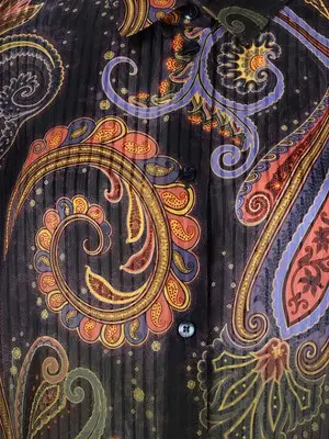 Etro Camicia Con Stampa Paisley