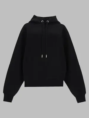AMI Paris Felpa Con Logo Ricamato