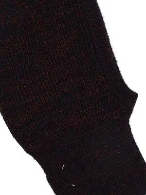 MAISON MARGIELA Balaclava In Maglia - Bordeaux