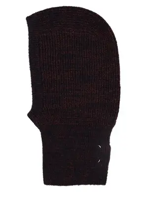 MAISON MARGIELA Balaclava In Maglia - Bordeaux