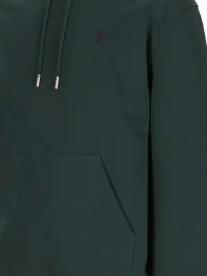 AMI Paris Felpa Con Logo E Cappuccio