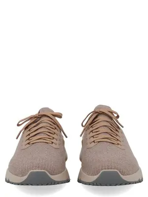 Brunello Cucinelli Wool Knit Sneakers