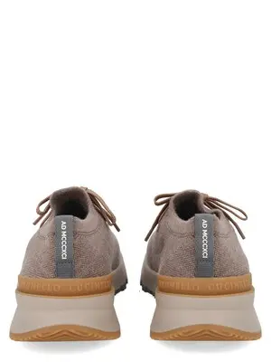 Brunello Cucinelli Wool Knit Sneakers