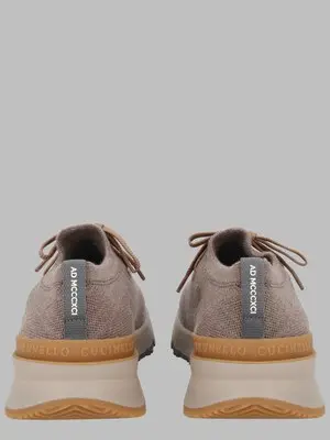 Brunello Cucinelli Wool Knit Sneakers