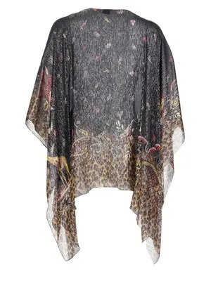 Etro Top Poncho Con Stampa