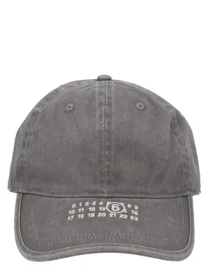 MAISON MARGIELA Cappello Da Baseball Con Logo - Grey