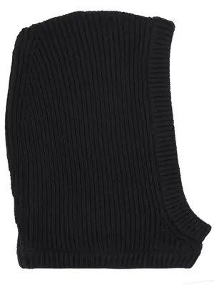 Rick Owens Hooded Balaclava - Black