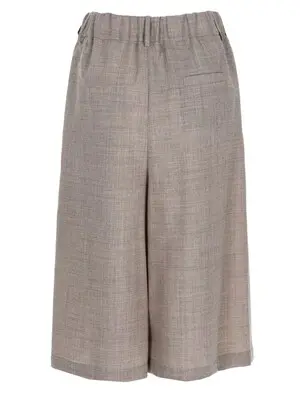 ALYSI Shorts In Misto Lana E Lino