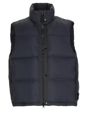 Stone Island Padded Down Vest - Blue
