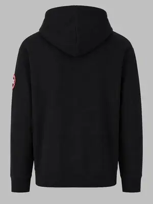 Canada Goose Felpa Con Patch Logo E Cappuccio