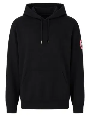 Canada Goose Logo Patch Hooded Sweatshirt