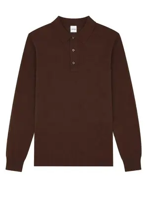 Aspesi Polo In Maglia - Brown