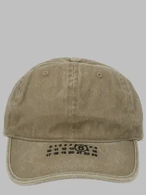 MAISON MARGIELA Cappello Da Baseball Con Logo - Black