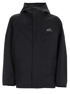Balenciaga Giacca A Vento Techwear - Black