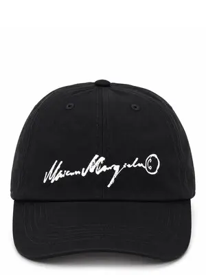 MAISON MARGIELA Cappello Da Baseball Con Logo - Black