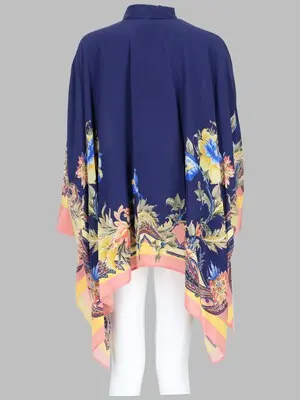 Etro Camicia Asimmetrica Con Stampa Paisley