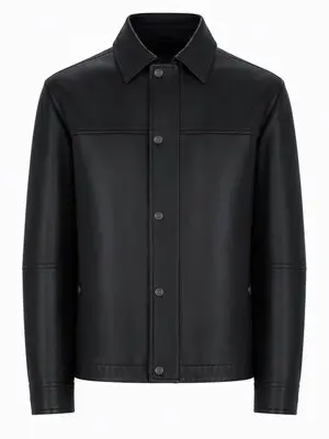 BOSS Joban" Leather Jacket