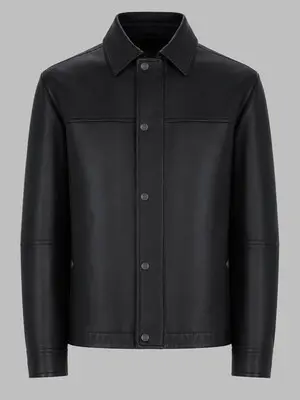 BOSS Joban" Leather Jacket