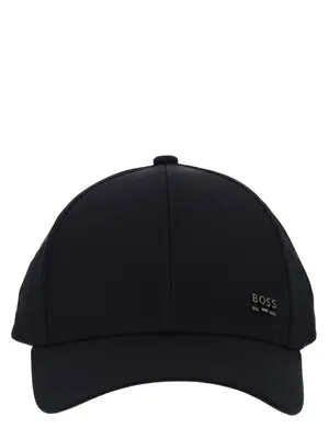 BOSS Cappello Da Baseball Con Logo - Black