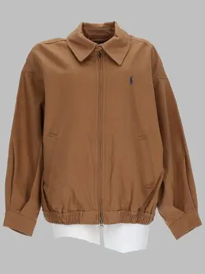 Polo Ralph Lauren Zip-up Bomber Jacket With Logo Detail