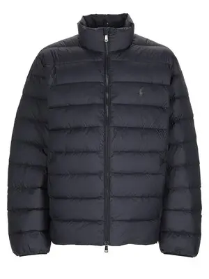 Polo Ralph Lauren Quilted Down Puffer Jacket With Stand Collar