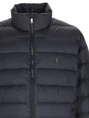 Polo Ralph Lauren Quilted Down Puffer Jacket With Stand Collar