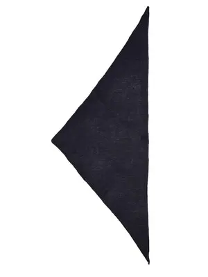 ALYSI Sciarpa Triangolare In Maglia - Blue