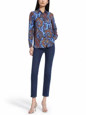 Etro Camicia Con Stampa Paisley