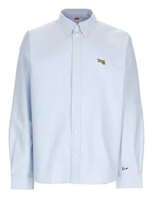 Kenzo Camicia Casual In Cotone Oxford
