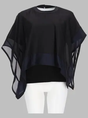 Sacai Jersey Cape
