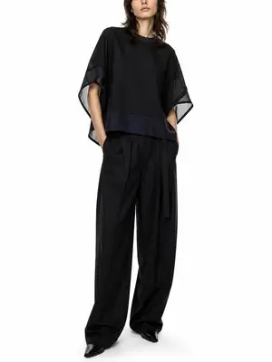 Sacai Jersey Cape
