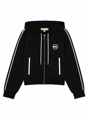 Michael Kors Logo Zip-up Hoodie