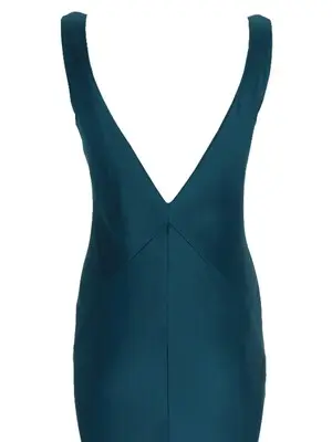 Max Mara Abito Lungo In Envers Satin