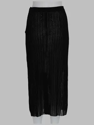 MAISON MARGIELA Ribbed Knit Midi Skirt
