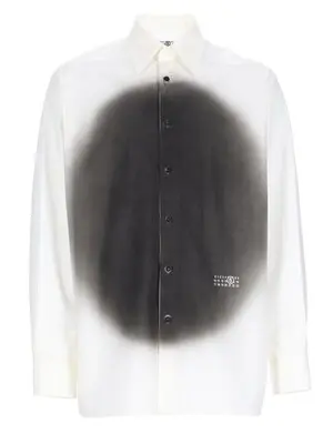 MAISON MARGIELA Cotton Shirt With Graphic Print