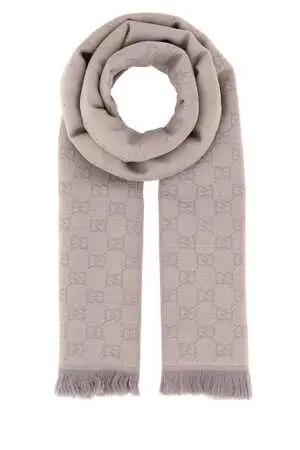 Gucci Embroidered Wool Scarf For - Printed