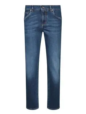 Dolce & Gabbana Slim-fit Straight-leg Jeans