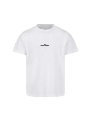 MAISON MARGIELA Logo Print Crewneck T-shirt - White