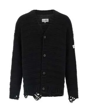 MAISON MARGIELA Distressed V-neck Cardigan