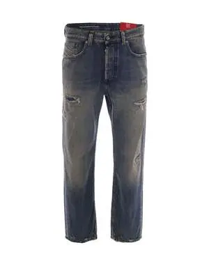 DIESEL® Distressed Slim Fit Jeans - Denim