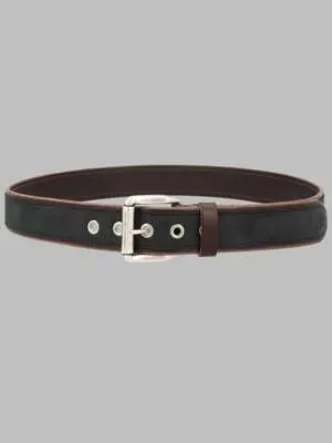 Our Legacy Leather Belt With Buckle - Blue