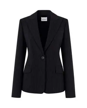 Andamane Tailored Pinstripe Single-breasted Blazer