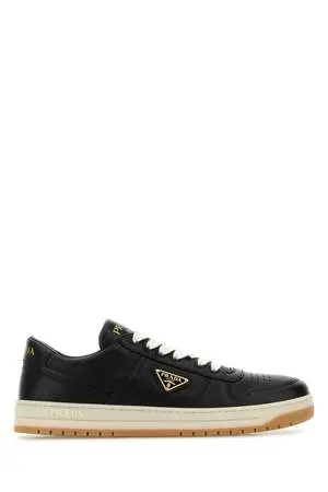 Prada Nappa Leather Downtown Sneakers For - Black