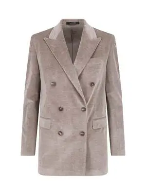 Tagliatore Double-breasted Corduroy Blazer