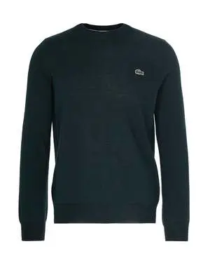 Lacoste Crewneck Sweater With Embroidered Logo - Sinople