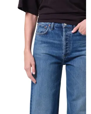 AGOLDE Ren High Rise Wide Leg Jeans