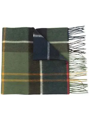 Barbour Lambswool & Cashmere Scarf - Green
